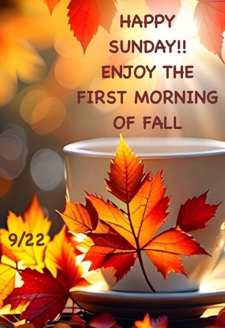 Happy Sunday! Enjoy The First Morning Of Fall Pictures, Photos, and ...