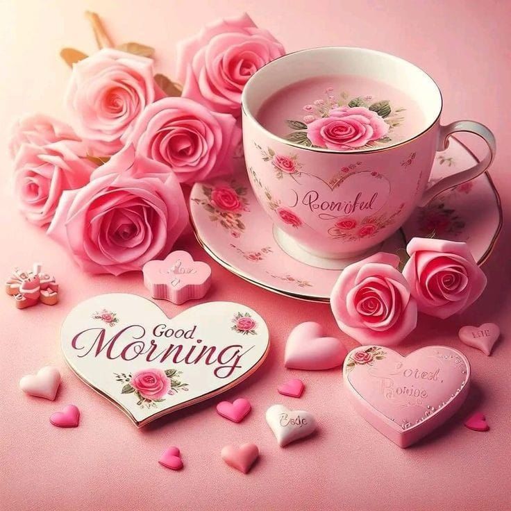 Pink Good Morning Greeting Pictures, Photos, and Images for Facebook ...