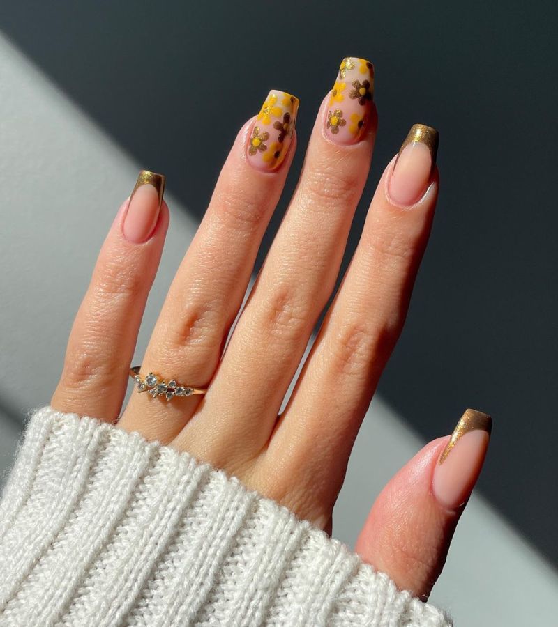 Floral Amber Nails Pictures, Photos, and Images for Facebook, Tumblr ...