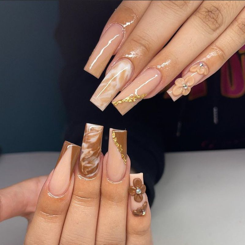 Caramel Glossy Nails Pictures, Photos, and Images for Facebook, Tumblr ...