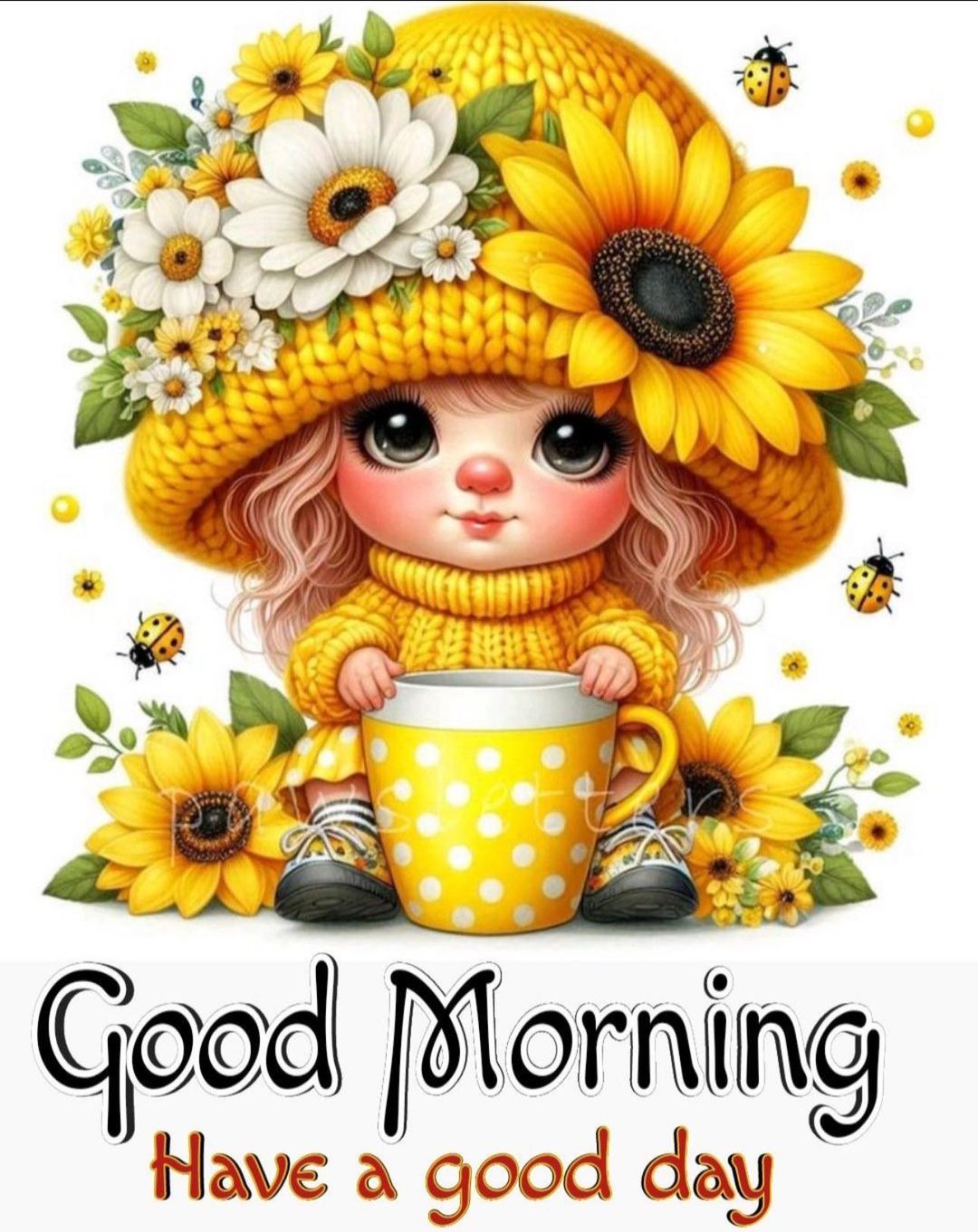 Sunflower Girl - Good Morning Quote Pictures, Photos, and Images for ...