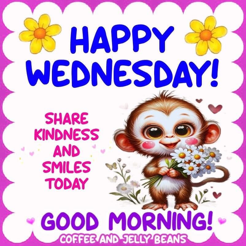 Share Kindness And Smiles Today. Happy Wednesday Pictures, Photos, and ...