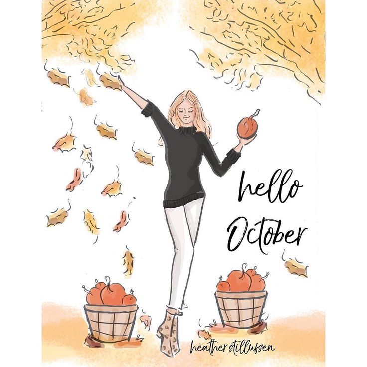 Fall Woman, Hello October Quote Pictures, Photos, and Images for ...