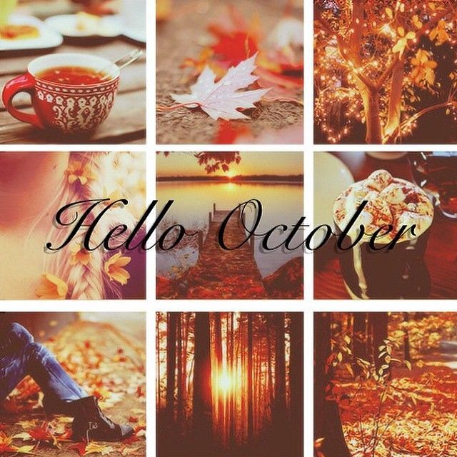 Hello October Square Collage Pictures, Photos, and Images for Facebook ...