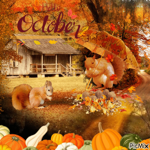Fall Hello October Gif Pictures, Photos, and Images for Facebook ...