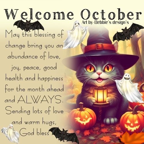 Welcome October With Blessings Pictures, Photos, and Images for ...