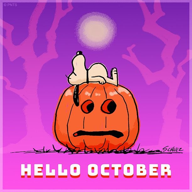 Snoopy Hello October Greeting Pictures, Photos, and Images for Facebook ...