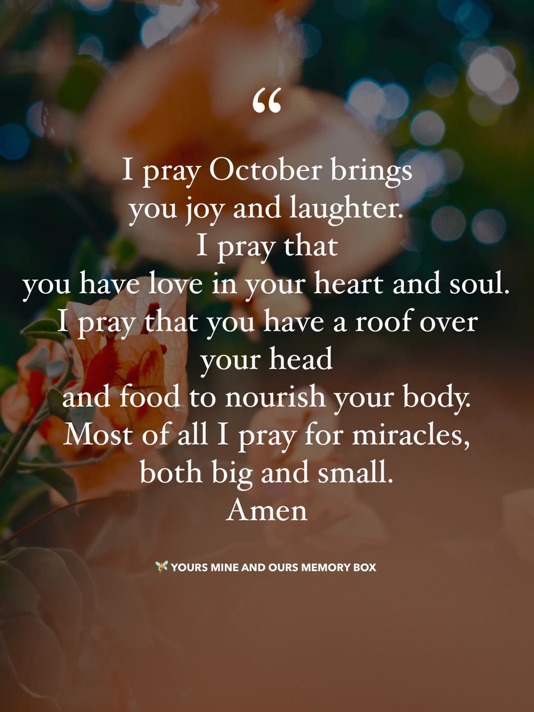 I Pray October Brings You Joy And Laughter. Pictures, Photos, and ...