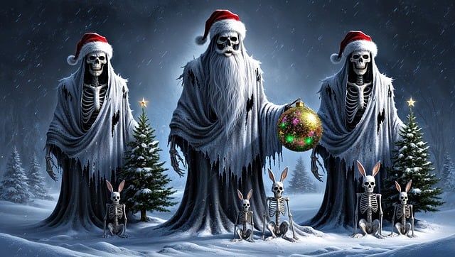 Santa Skeletons Pictures, Photos, and Images for Facebook, Tumblr ...