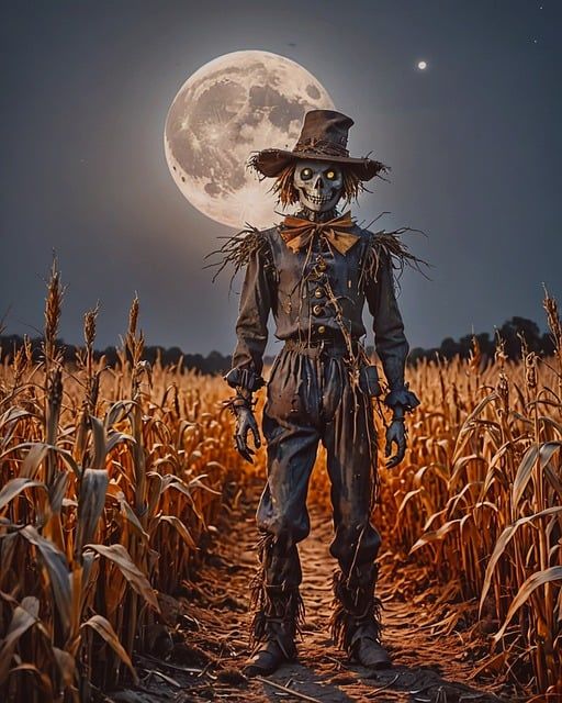 Scarecrow With Full Moon Pictures, Photos, and Images for Facebook ...