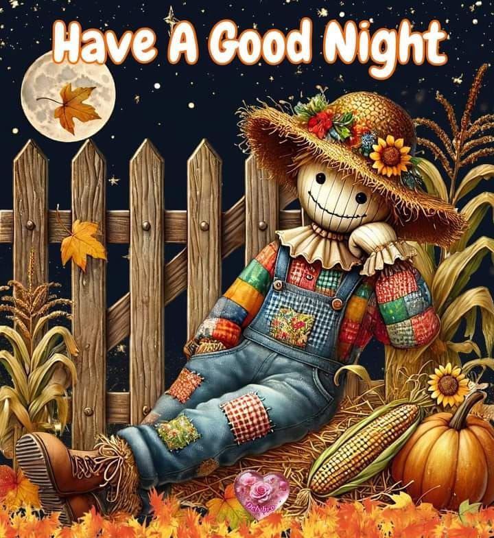 Fall Scarecrow - Have A Good Night Pictures, Photos, and Images for ...