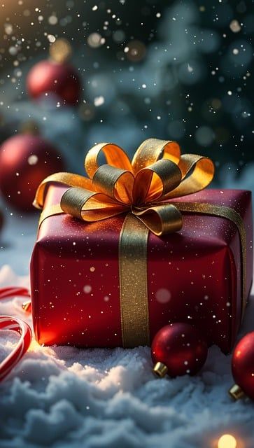 Gift Wrapped Present In Snow Pictures, Photos, and Images for Facebook ...