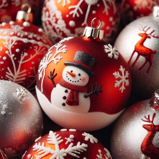 Red Snowman Christmas Ornament Pictures, Photos, and Images for ...