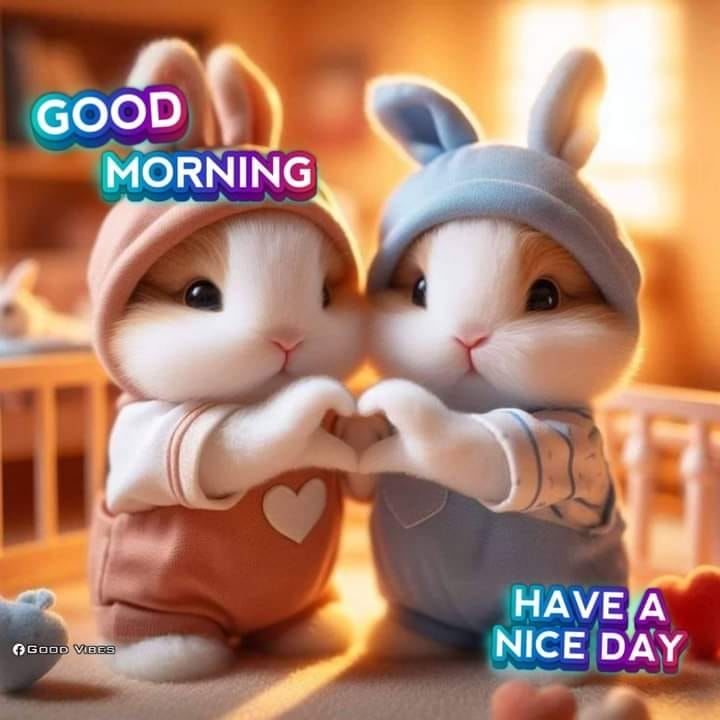 Love Bunnies - Good Morning, Have A Nice Day Pictures, Photos, and ...