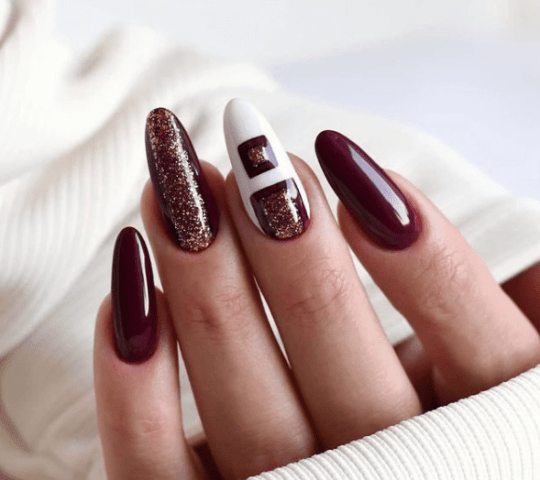 Soft Red Glitter Nails Pictures, Photos, and Images for Facebook ...