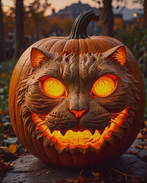 Cat Jack O Lantern Design Pictures, Photos, and Images for Facebook, Tumblr, Pinterest, and Twitter