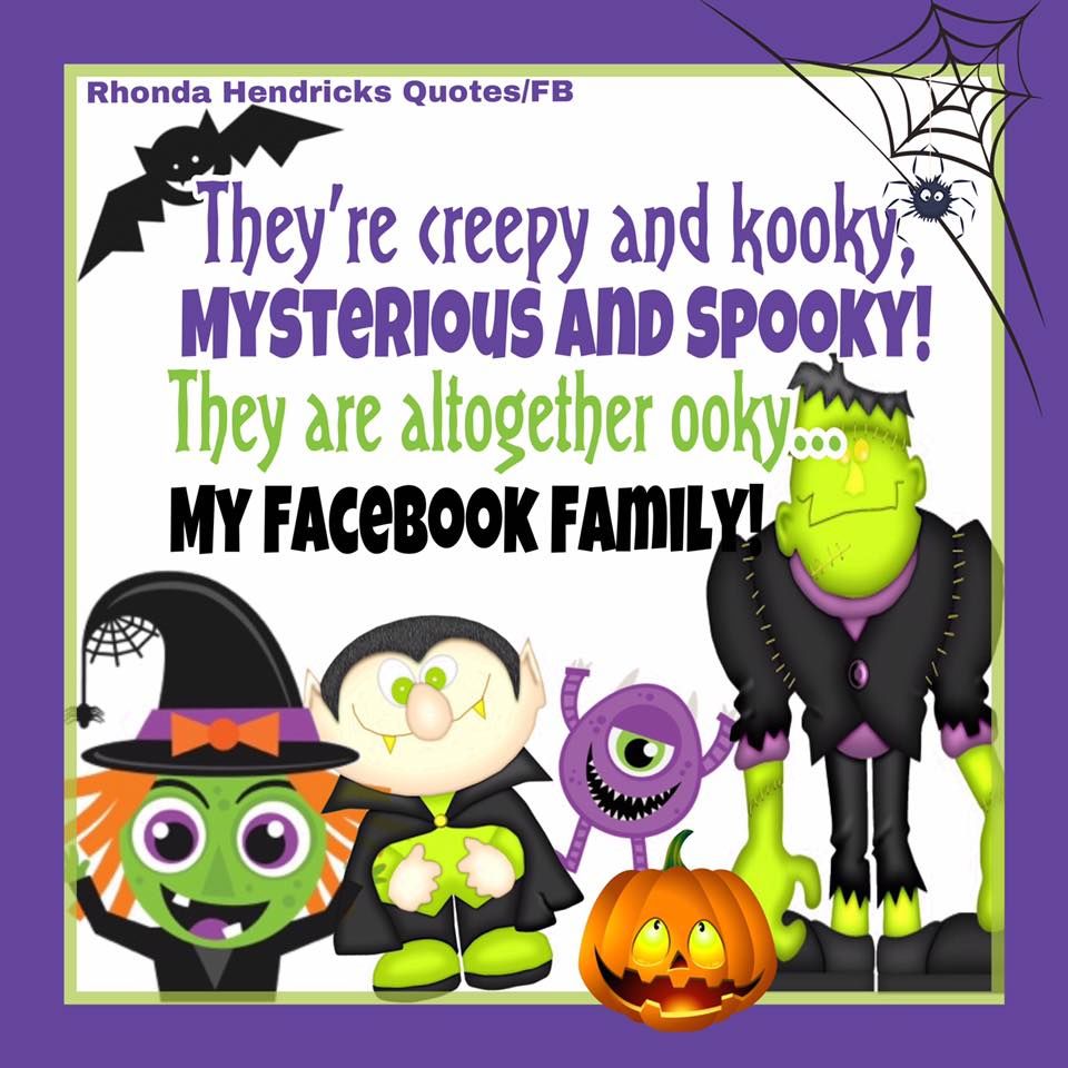 They're Creepy And Kooky, Mysterious And Spooky! They Are Altogether Ooky. My Facebook Family ...