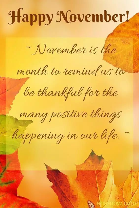 Happy November! Pictures, Photos, and Images for Facebook, Tumblr ...