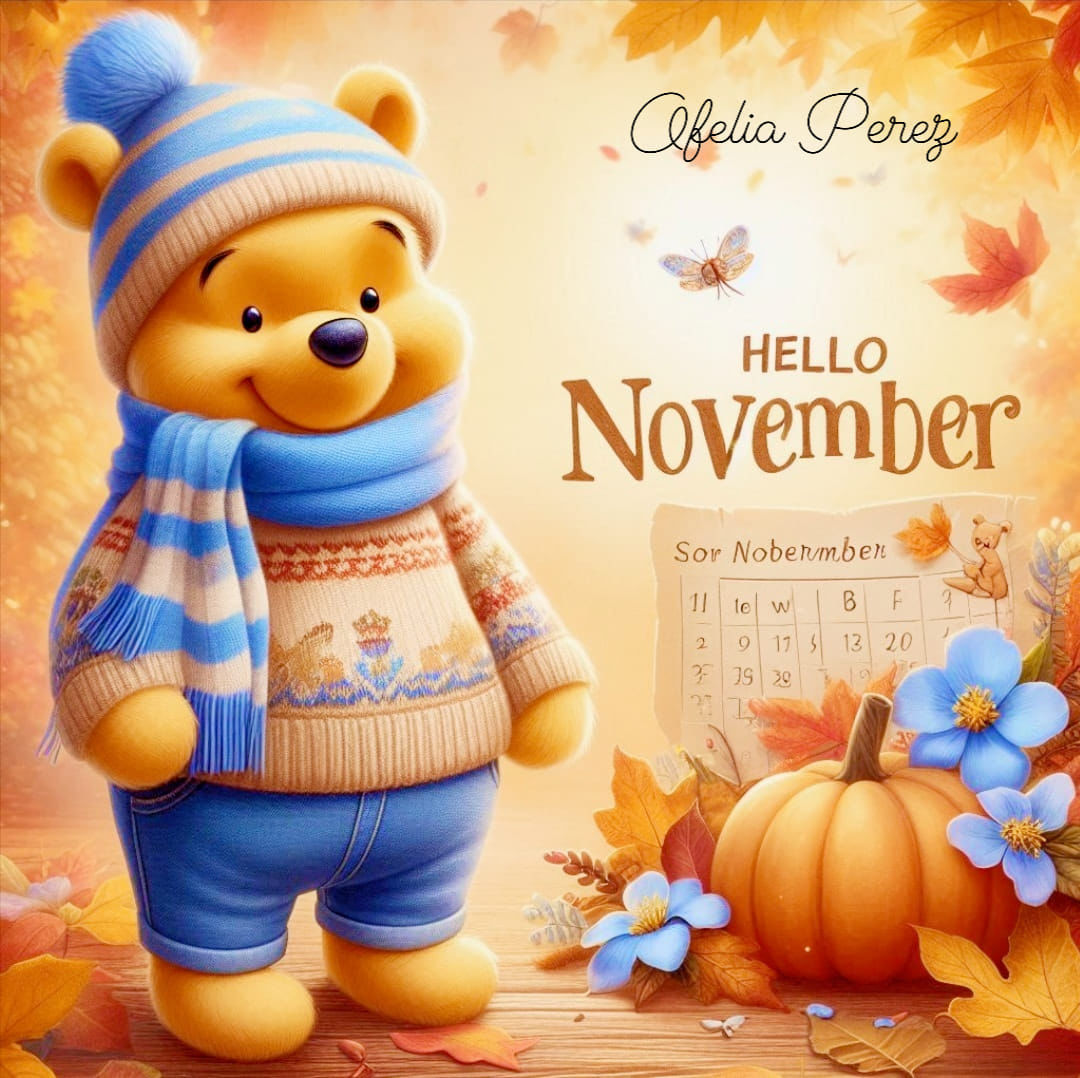 Hello November Winnie The Pooh Pictures, Photos, and Images for ...
