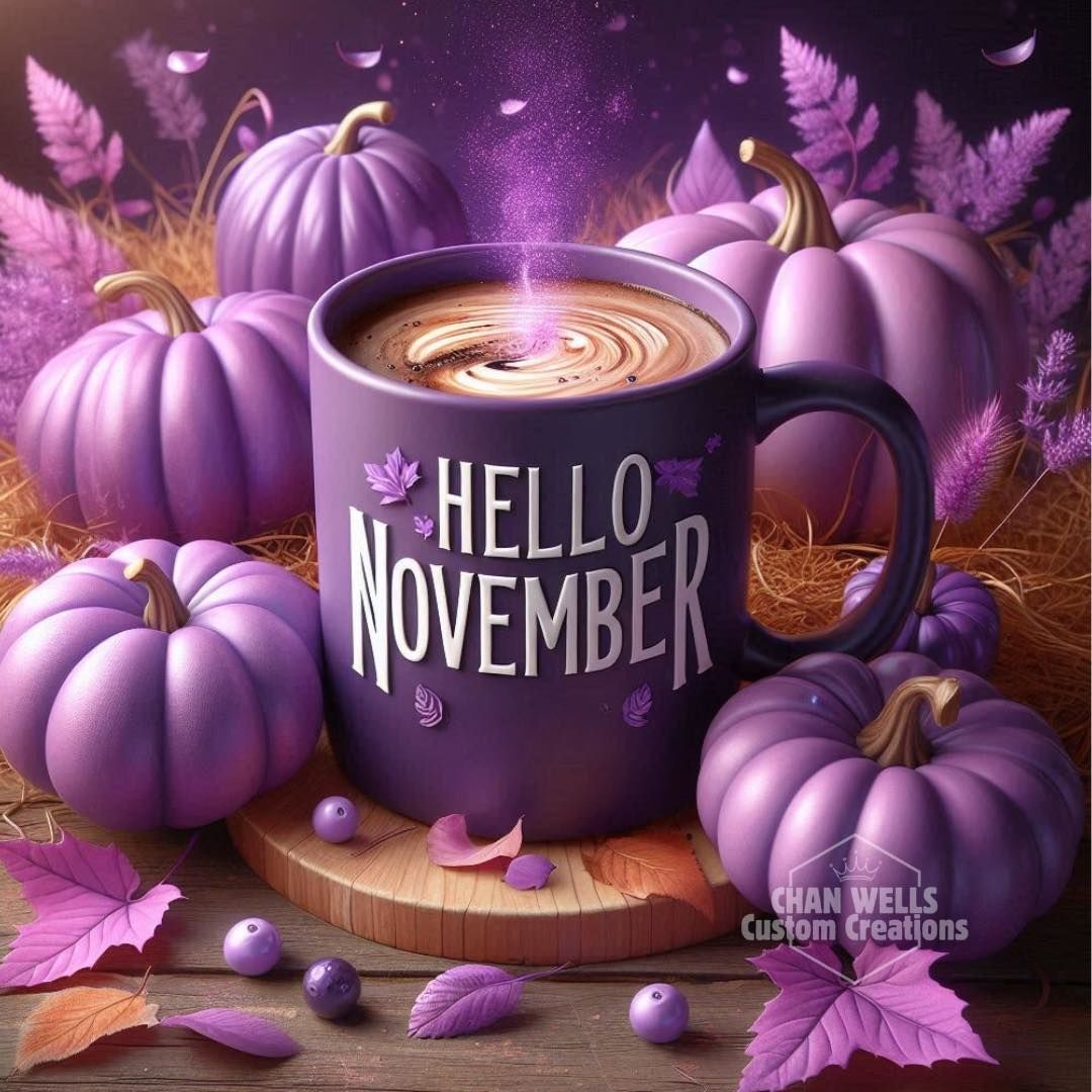 Purple Pumpkins And Coffee: Hello November Pictures, Photos, and Images ...