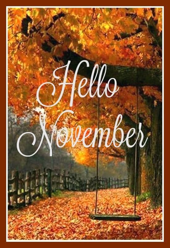 Autumn Swing, Hello November Quote Pictures, Photos, and Images for ...