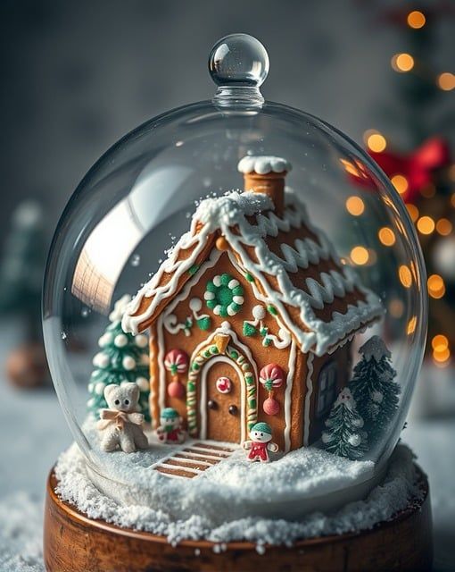 Gingerbread House Inside Snowglobe Pictures, Photos, and Images for ...