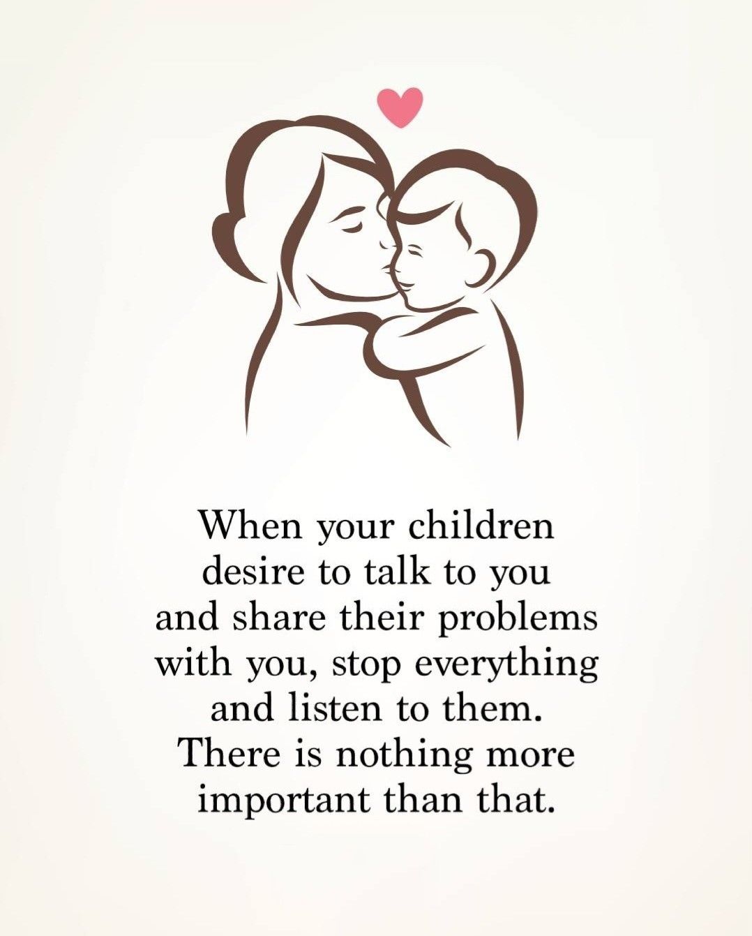 When Your Children Desire To Talk To You And Share Their Problems With ...