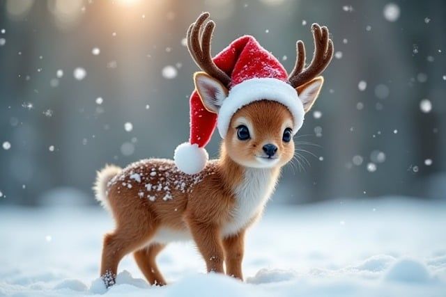 Baby Reindeer In Snow Pictures, Photos, and Images for Facebook, Tumblr ...