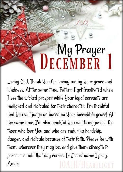 My Prayer For December 1 Pictures, Photos, and Images for Facebook ...