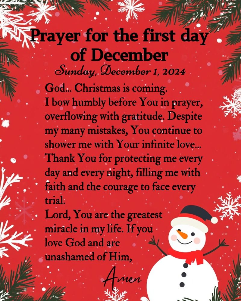 Prayer For The First Day Of December Pictures, Photos, and Images for ...