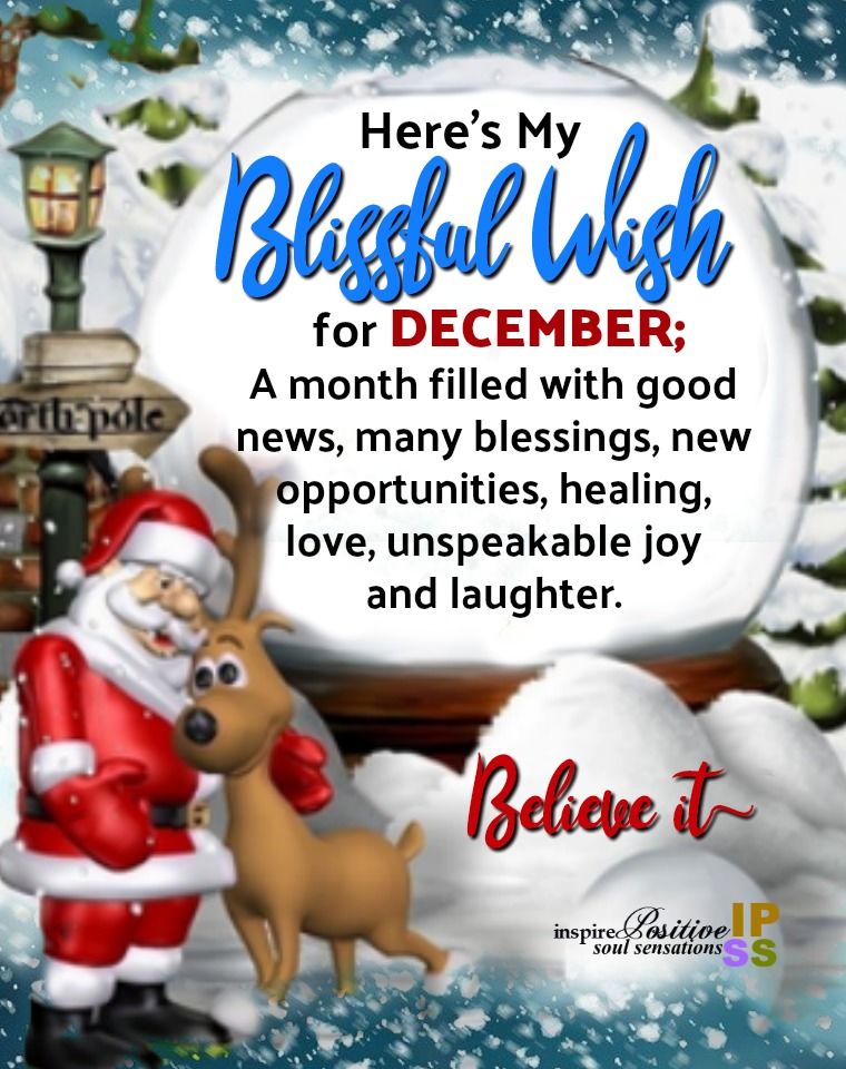 Blissful Wish For December Pictures, Photos, and Images for Facebook ...