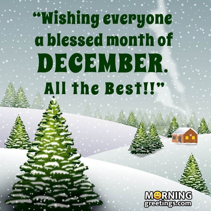 Wishing Everyone A Blessed Month Of December. All The Best Pictures ...