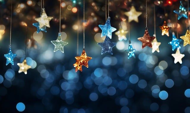 Dangling Christmas Stars Pictures, Photos, and Images for Facebook ...
