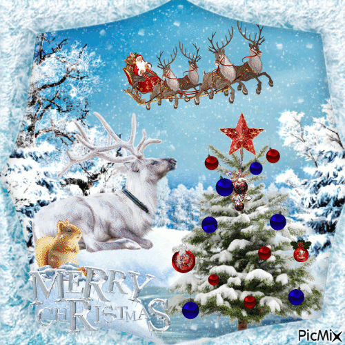 Flying Santa Merry Christmas Animated Gif Pictures, Photos, and Images ...