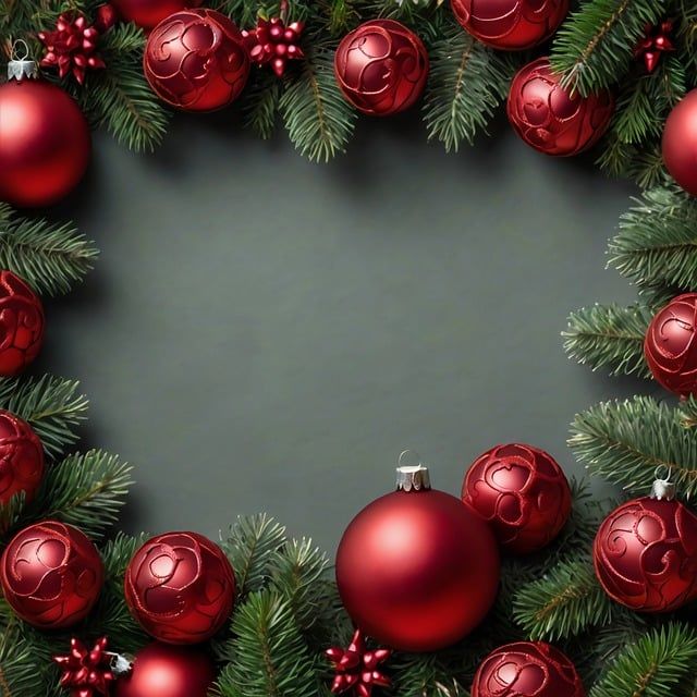 Ornaments On Wreath (Background) Pictures, Photos, and Images for ...