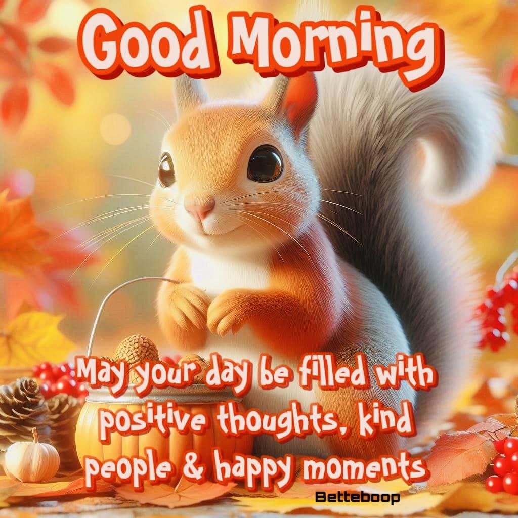 Good Morning, May Your Day Be Filled With Positive Thoughts, Kind ...