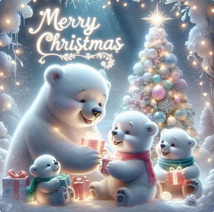 Merry Christmas Polar Bears Pictures, Photos, and Images for Facebook ...