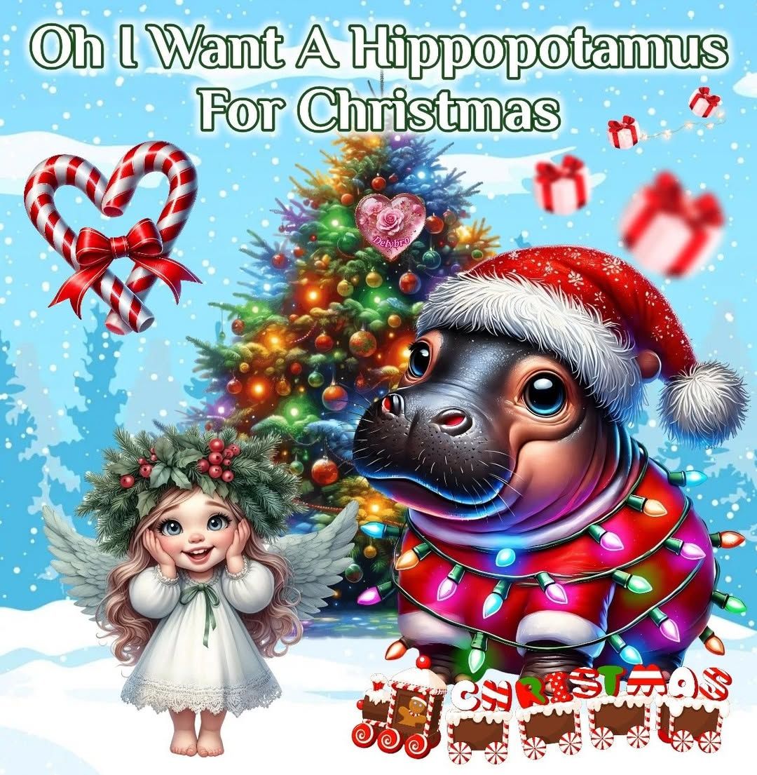 Oh I Want A Hippopotamus For Christmas Pictures, Photos, and Images for ...