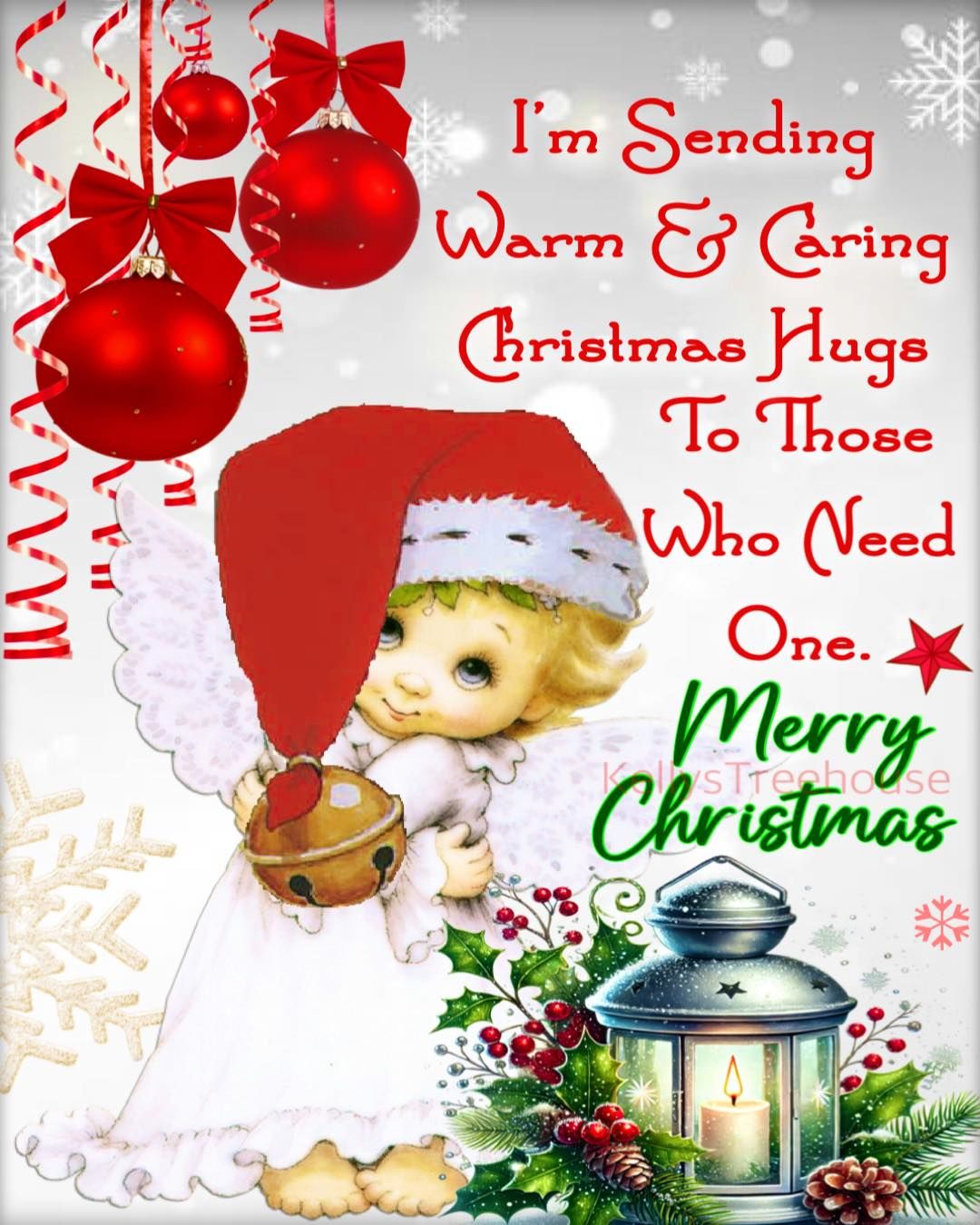 I'm Sending Warm & Caring Christmas Hugs To Those Who Need One. Merry ...
