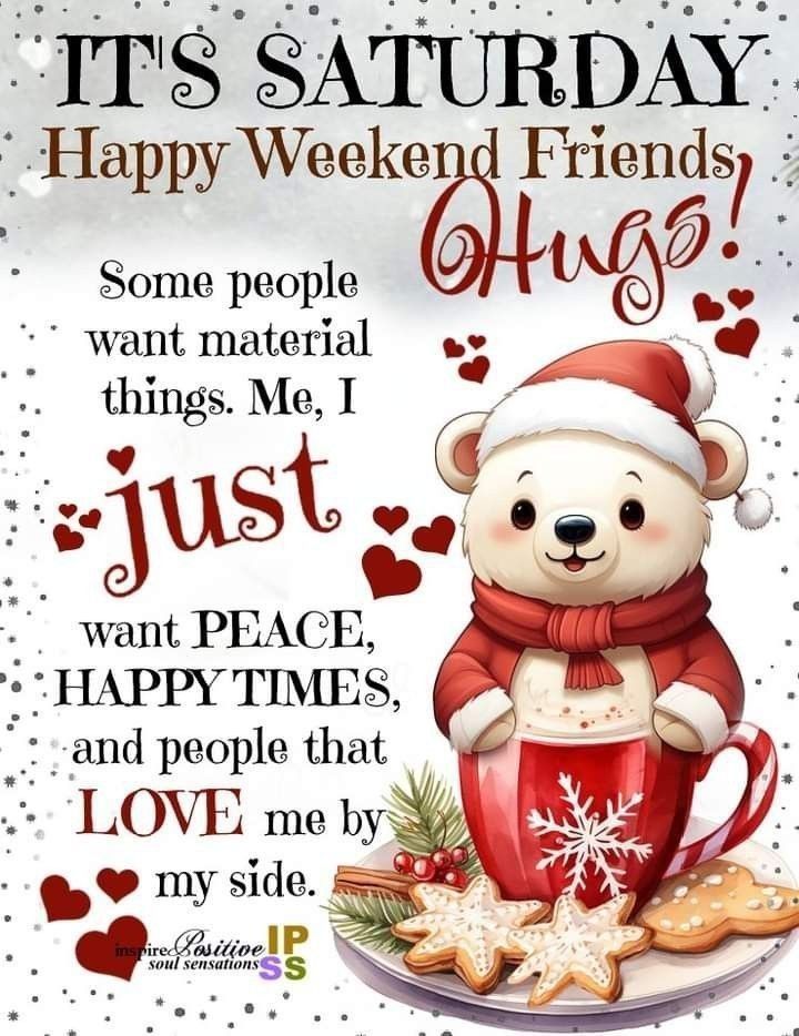 It's Saturday. Happy Weekend Friends Pictures, Photos, and Images for ...