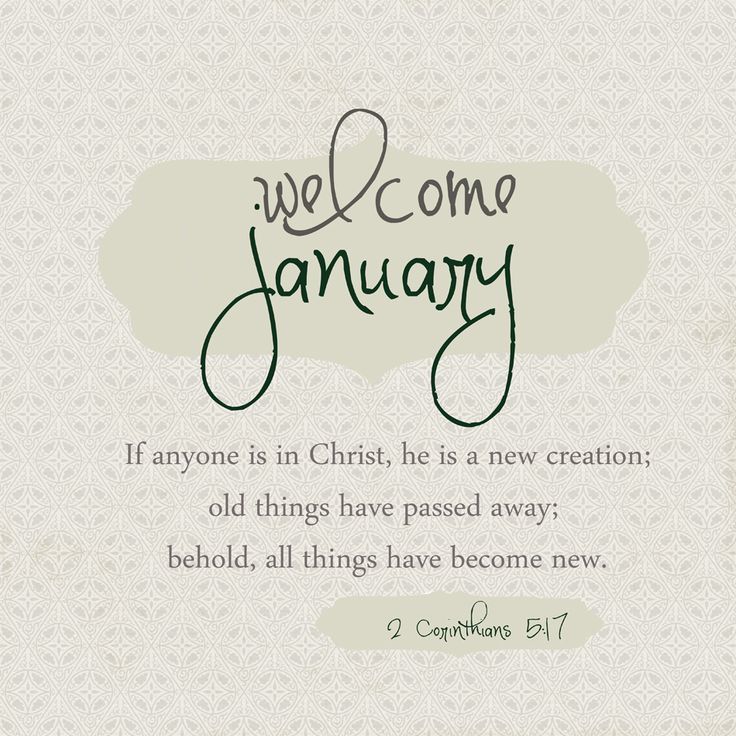 Welcome January Scripture Pictures, Photos, and Images for Facebook ...