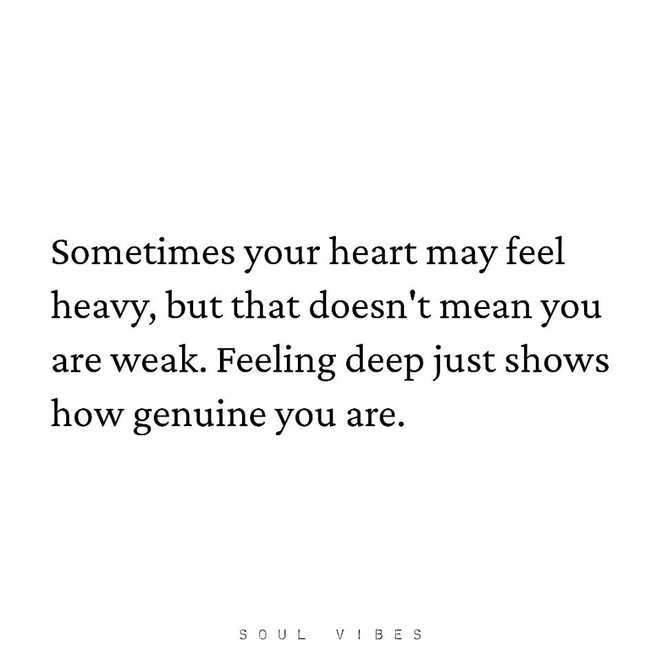 Feeling Deep Just Shows How Genuine You Are. Pictures, Photos, and ...