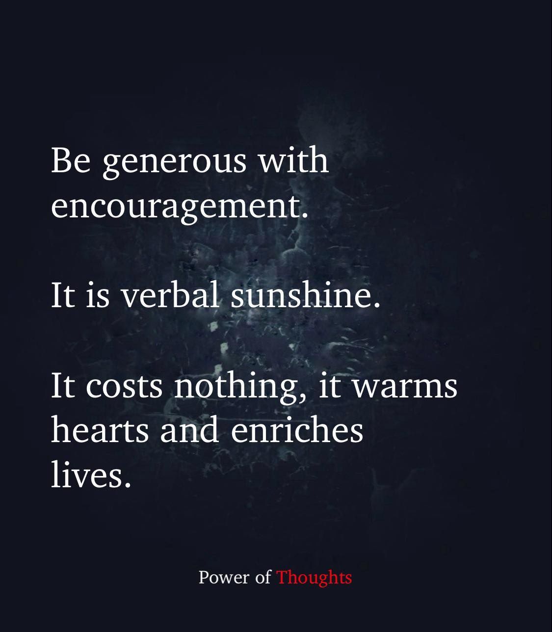 Be Generous With Encouragement. Pictures, Photos, and Images for ...