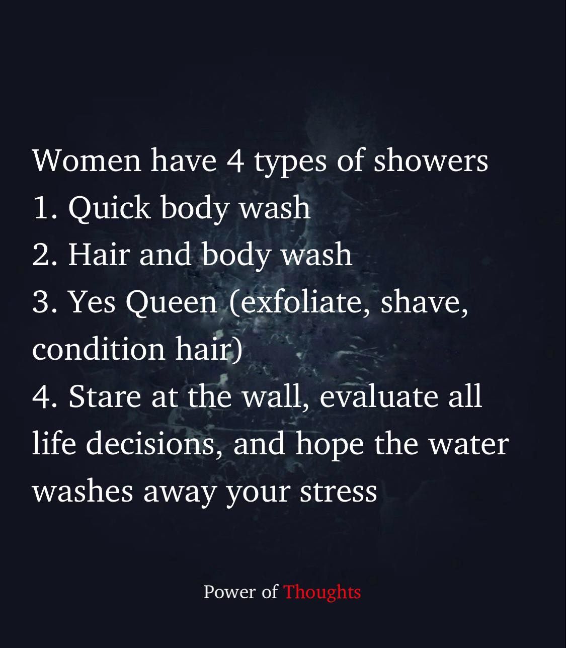 Women Have 4 Types Of Showers Pictures, Photos, and Images for Facebook ...