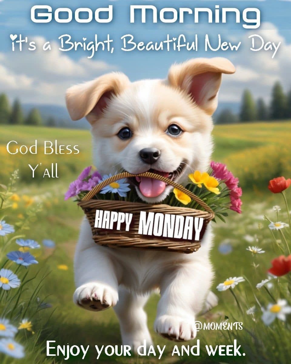 It's A Bright, Beautiful New Day. Happy Monday Pictures, Photos, and ...