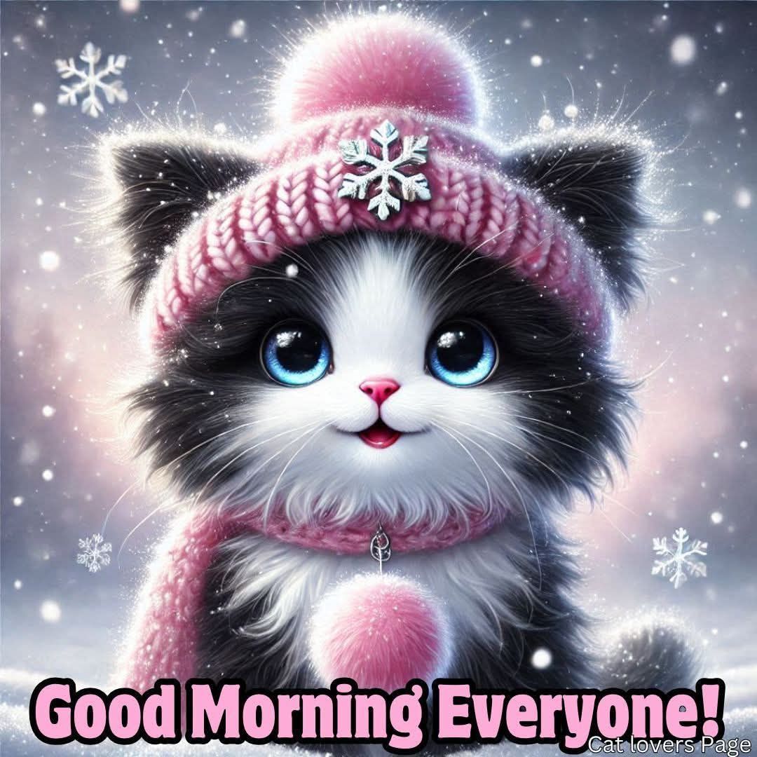 Winter Kitty - Good Morning Everyone! Pictures, Photos, and Images for ...
