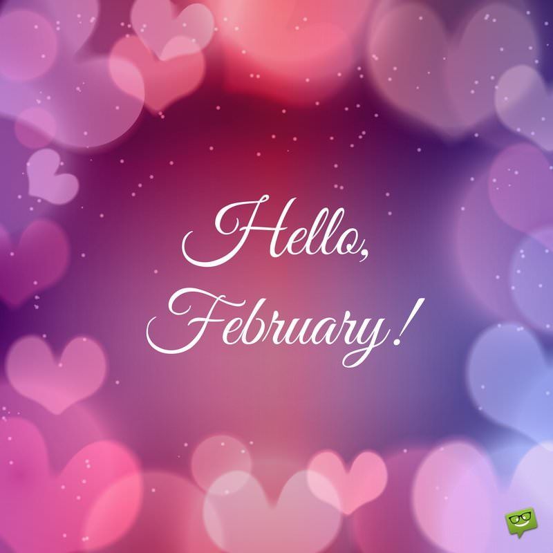 Bokeh Heart, Hello February Quote Pictures, Photos, and Images for ...