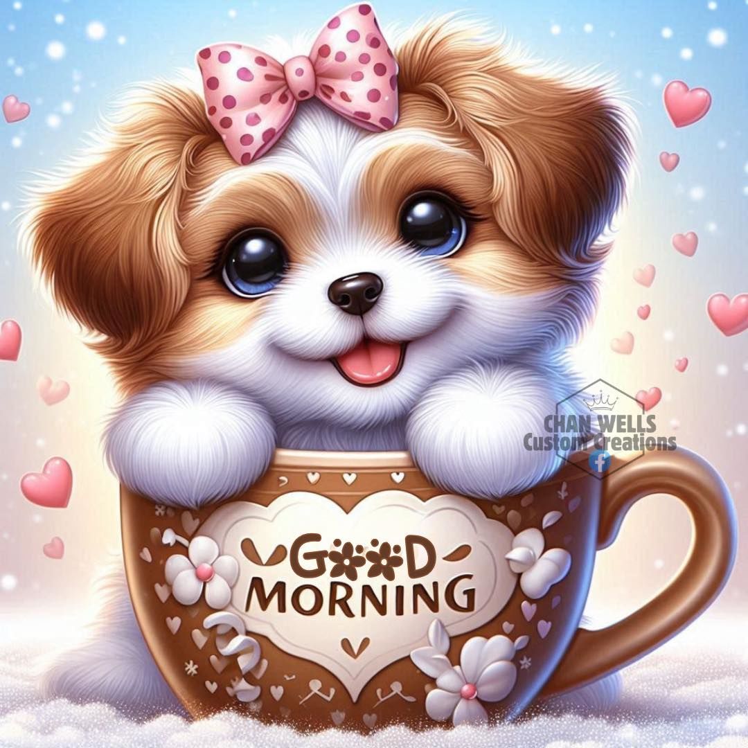 Puppy In Tea Cup - Good Morning Pictures, Photos, and Images for ...