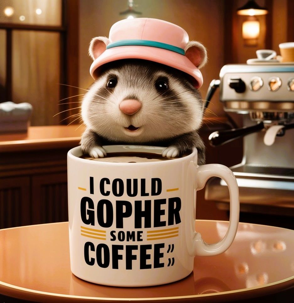 I Could Gopher Some Coffee Pictures, Photos, and Images for Facebook, Tumblr, Pinterest, and Twitter