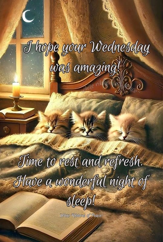 I Hope Your Wednesday Was Amazing! Time To Rest And Refresh. Have A ...